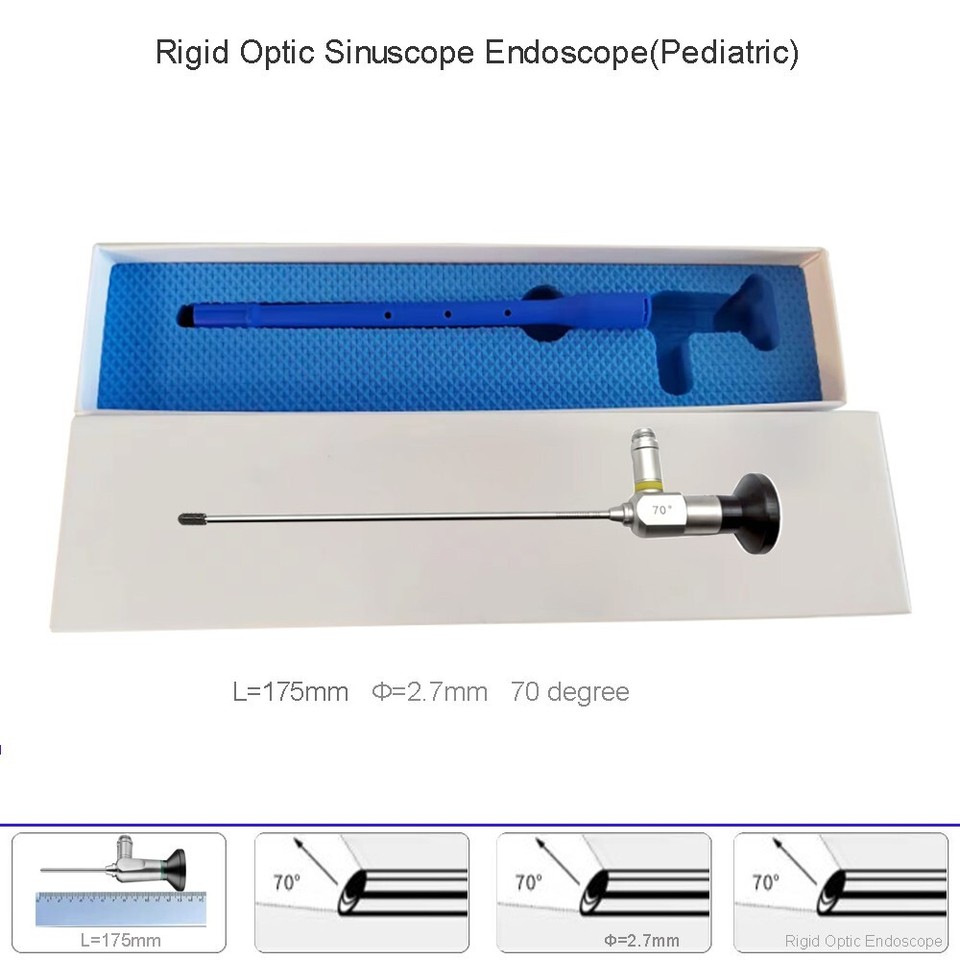 70° 2.7*175mm HD Pediatric Sinuscope Endoscope-Medical ENT Diagnosis ...