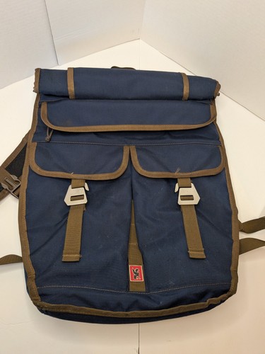 Chrome Industries Ivan Roll-Top Backpack Bag Water Resistant BLUE ...