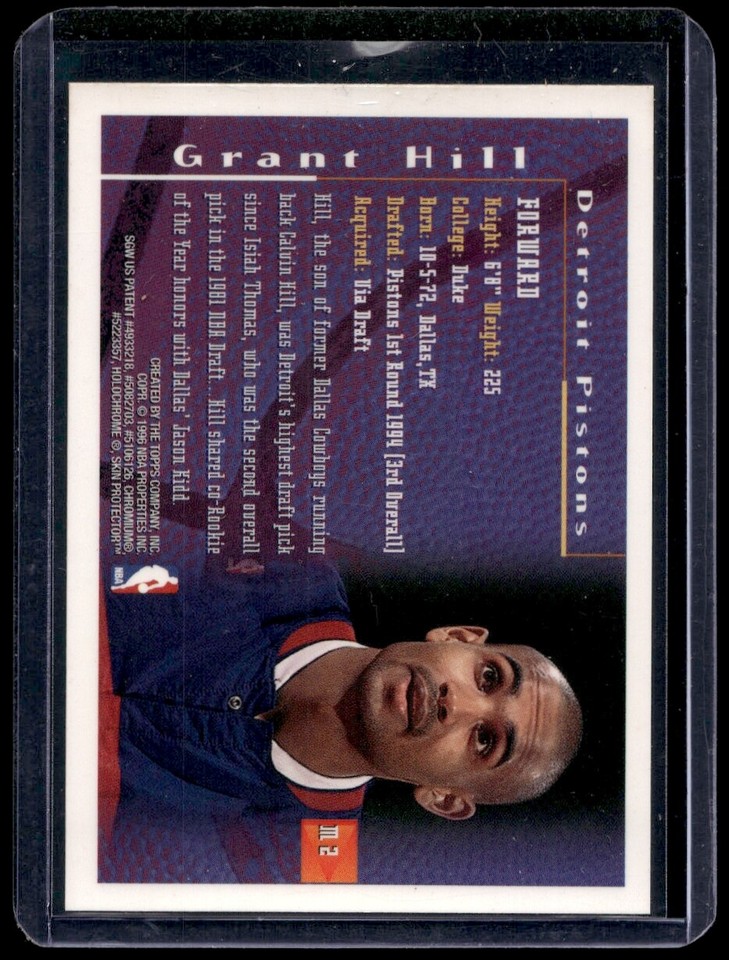 1995 Finest #M2 Grant Hill Mystery Excellent | eBay