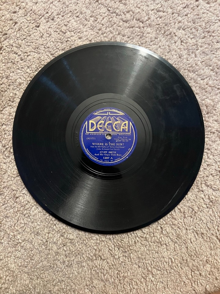 78 RPM Estate Sale All Eras, Artists, Labels 1910s through 1950s - Flat ...
