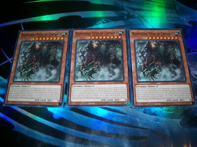 3x Wandering Titan of Tartarus 1st Edition Common ROTA-EN021 Yu-Gi-Oh ...