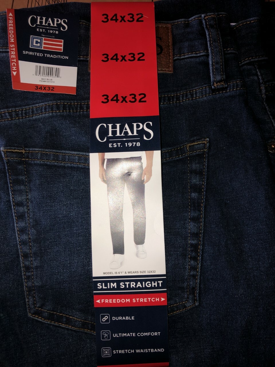 Chaps Men’s Slim Straight Fit Jeans | eBay