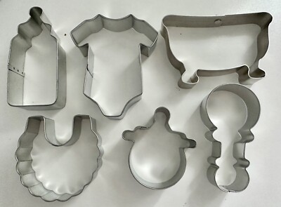 4" Baby Set Cookie Cutters/ Tin Steel /Gender Reveal/ Boy Girl/Baby ...