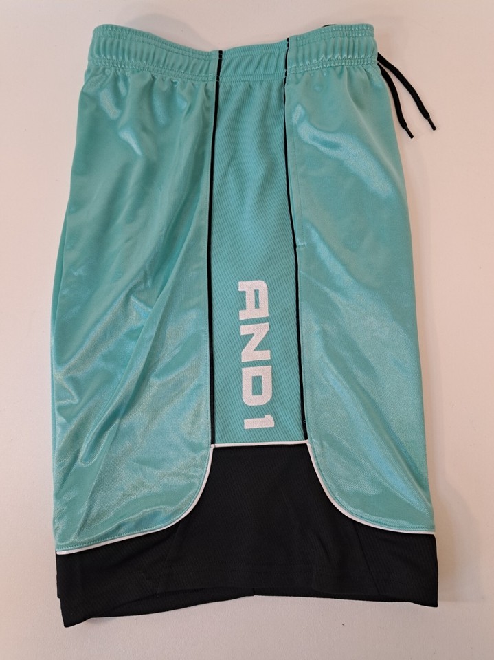 New And1 Mens Basketball Gym Workout Shorts S M L 2XL 3XL Mint Green ...