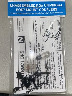 N Scale Micro-Trains 00102011 Unassembled RDA Universal Body Mount ...