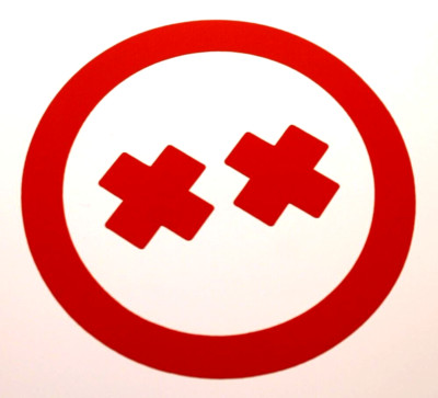 Facepunch logo sticker / decal (Red) - Rust Clatter Garry's Mod Chippy ...