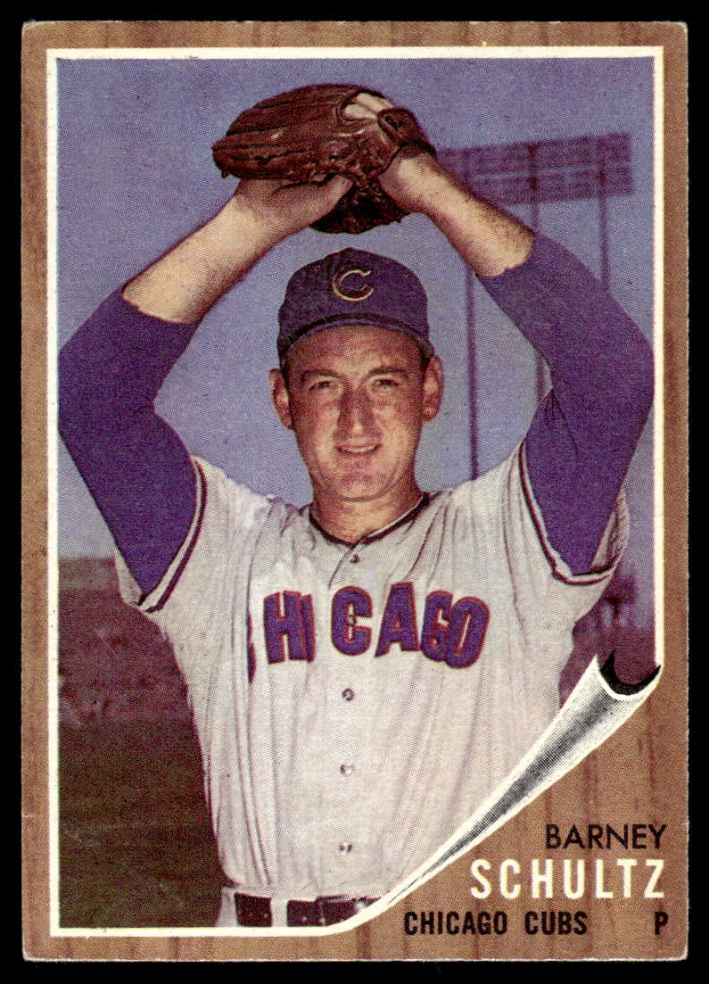 1962 Topps Barney Schultz #89 Chicago Cubs Baseball Card | eBay