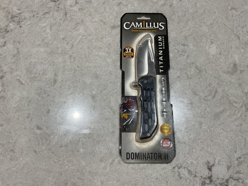 Camillus Dominator II Folding Knife Titanium Stainless Steel Blade ...