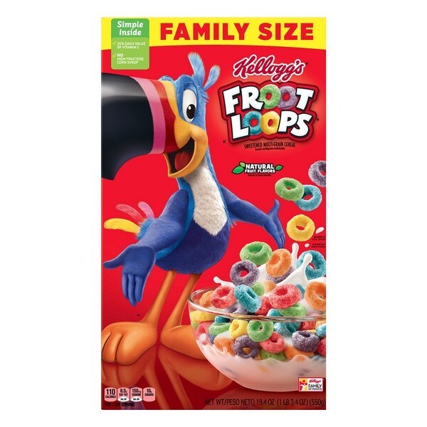 Kelloggs Cereal Minecraft Frosted Flakes + Ohs + Froot Loops - SPL LISTING 38000283390 | eBay