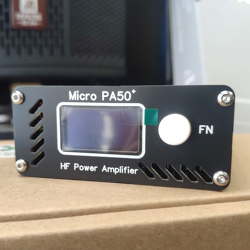 Micro PA50+ (PA50 Plus) 50W 3.5-28.5MHz HF Power Amplifier with 1.3 ...