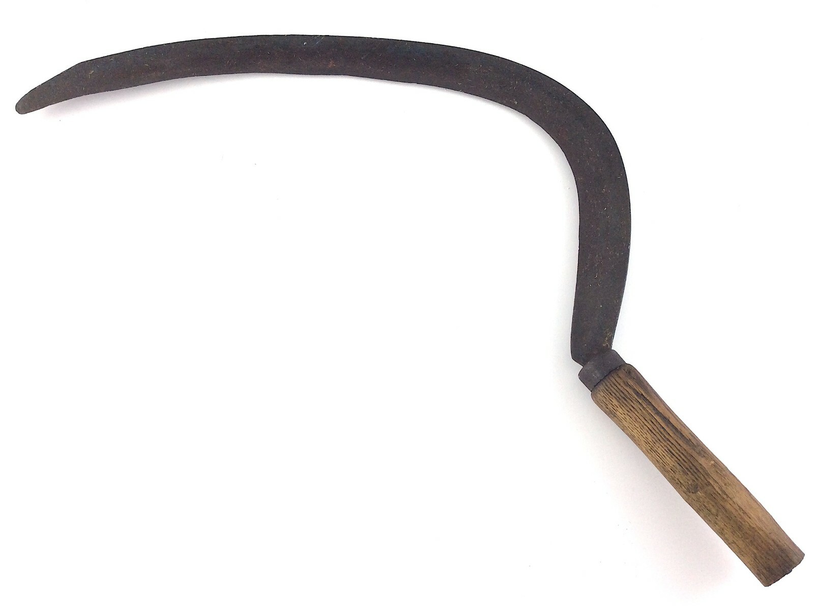 Antique Hand Scythe Sickle Farm Tool Harvest Knife Wood Handle S207 | eBay