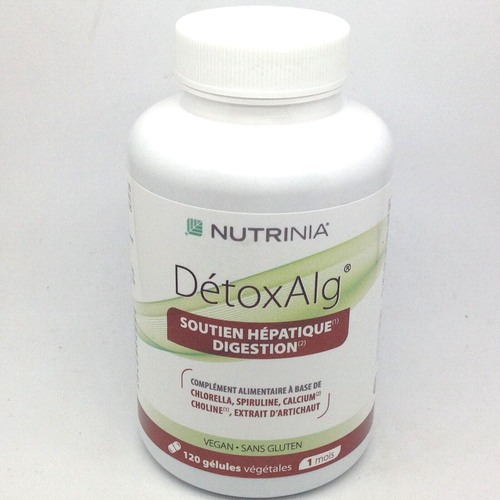 NUTRINIA DETOXALG 120 GELULES 09/2026 Soutien hépatique digestion | eBay