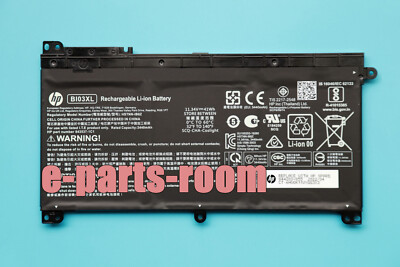 Genuine BI03XL Battery for HP Pavilion X360 13-u000 HSTNN-UB6W 843537 ...
