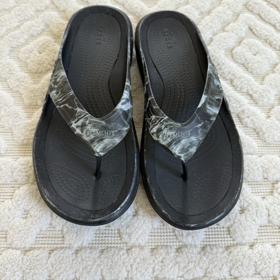 Crocs Modi Sport Mossy Oak Elements Flip Flop Thong Sandals Shoes ...