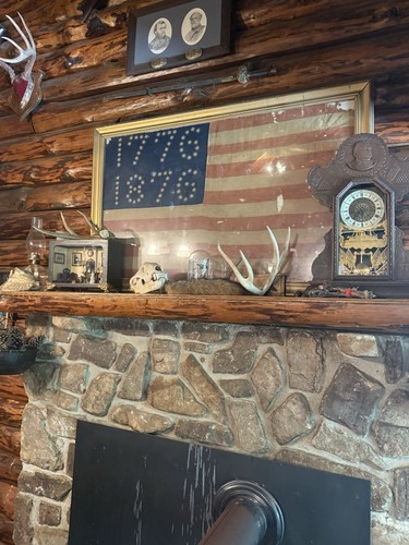 38 Star American Flag, with Stars That Spell "1776-1886" Made for the ...