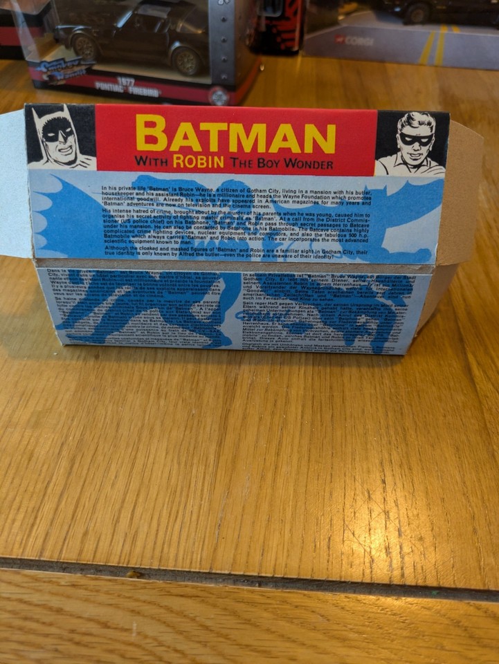 Corgi Classic 267 Batmobile Original With Repo Box Brand New | eBay UK