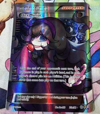 Pokemon TCG Hex Maniac Ancient Origins 75a/98 Promo Full Art Trainer ...