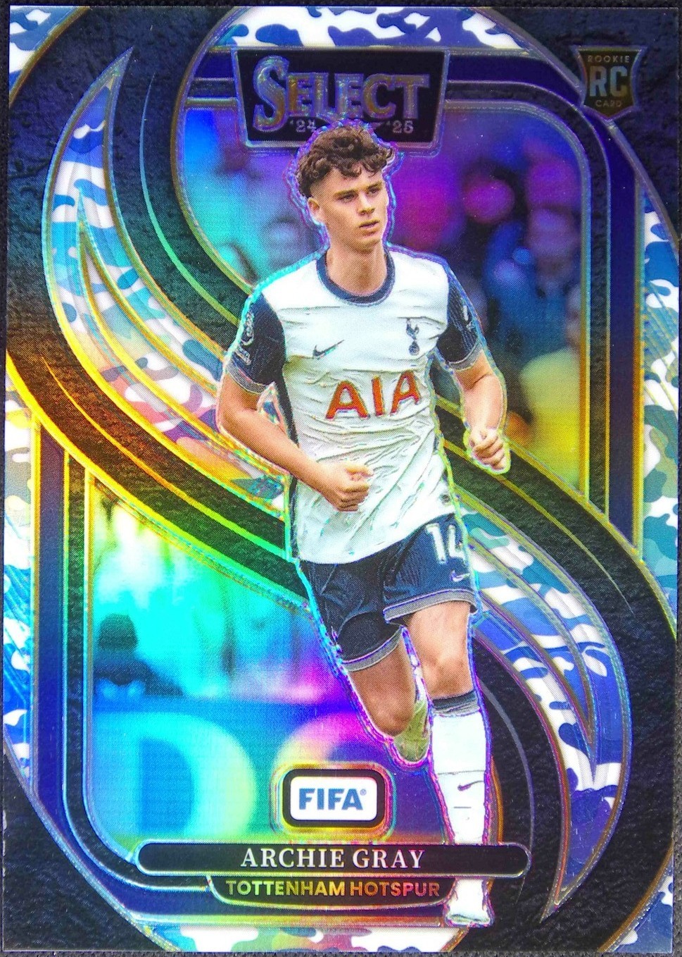 2024-25 Panini Select Fifa - Mezzanine Archie Gray #128 Camo Prizm /135 ...