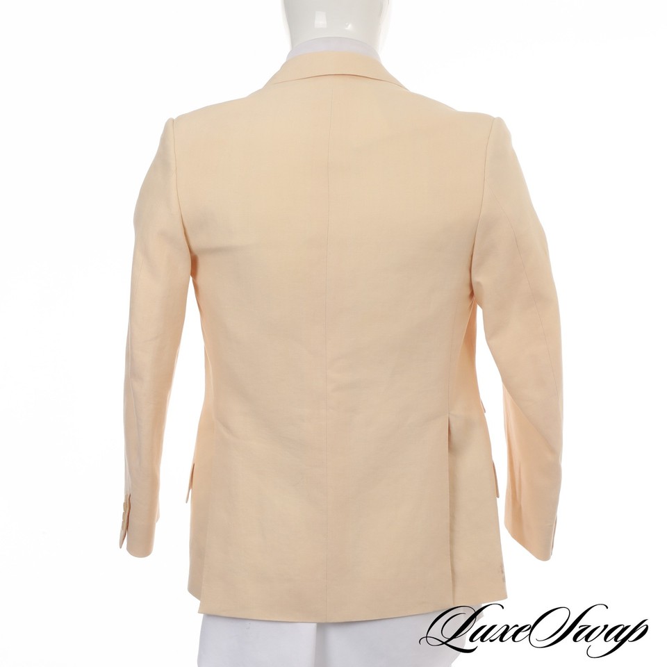 #1 MENSWEAR Henry Poole Savile Row England 2015 Bespoke Beige Linen ...