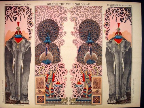 Set of 2 Pellerin Imagerie D’Epinal prints Grand Theatre Nouveau ...