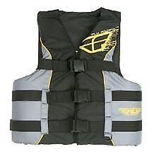 INSTOCK Fly racing life Vest Black/Yellow Small/Medium 221-60451 | eBay