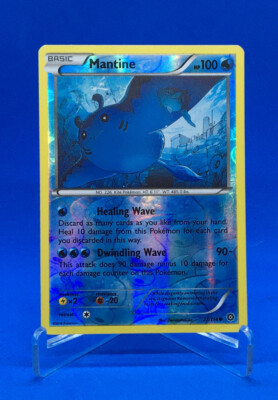 Mantine HoloReverse XY Steam Siege Pokémon Card In Never Played ...