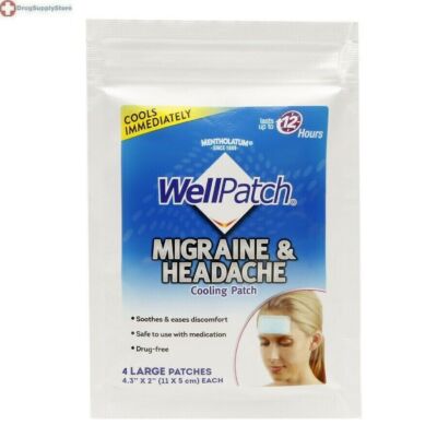Wellpatch Migraine Cooling Patch 4ct | eBay