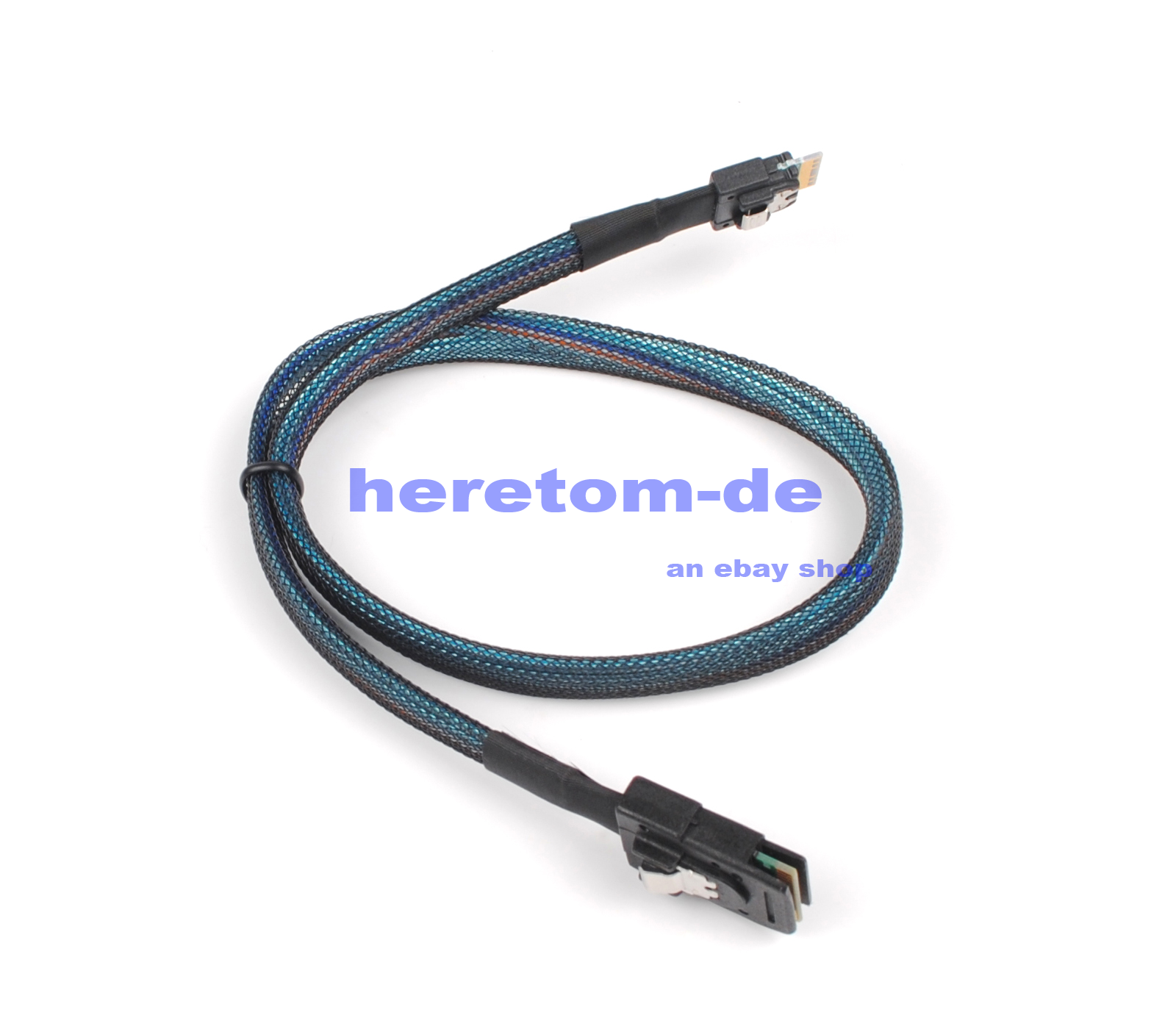 30AWG 12GB SAS 38P SFF-8654 to MINI SAS 36P SFF-8087 Data Cable Disk ...