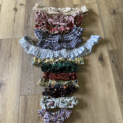 Longaberger Set of 13 Basket Garters Various Sizes Cheap group | eBay