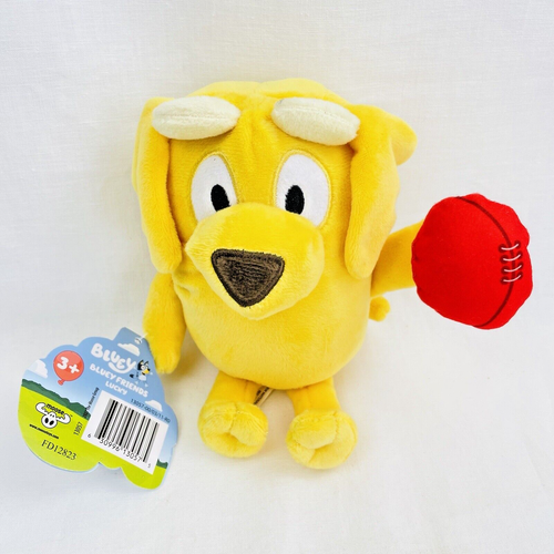 Bluey Friends - 'Lucky' Plush Toy 19cm Golden Labrador Yellow with ...
