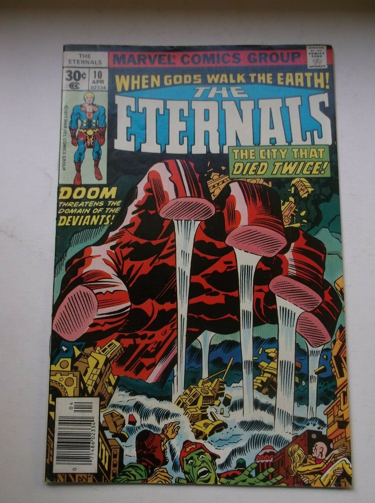 MARVEL: ETERNALS #10, ESON (CELESTIALS)/HARGEN/NEZARR, MCU 4, 1977, FN+ ...