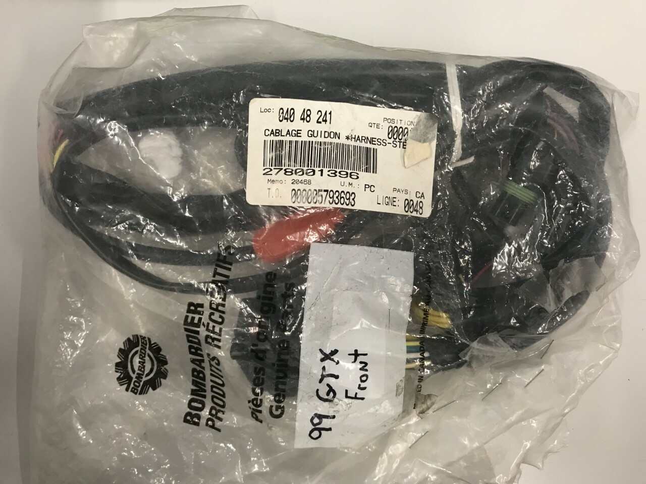 278001396 - NEW - CABLAGE GUIDON STEERING HARNESS | eBay