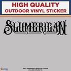 Slumerican Text, Die Cut High Quality Vinyl Sticker Decal | eBay