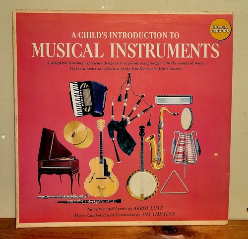 1963 A Child's Introduction to Musical Instruments Vintage LP Golden LP ...