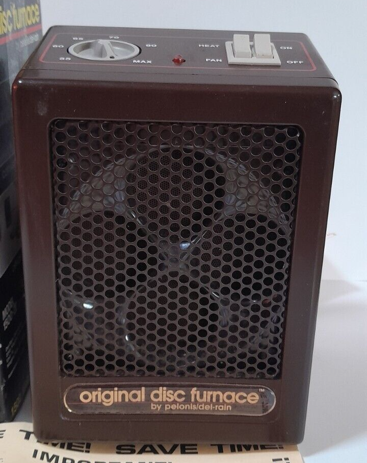Vintage Pelonis The Original Disc Furnace Ceramic Space Heater Model ...