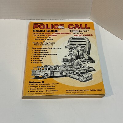 Radio Shack Police Call Frequency Guide 1995 Edition Volume 6 Fire ...