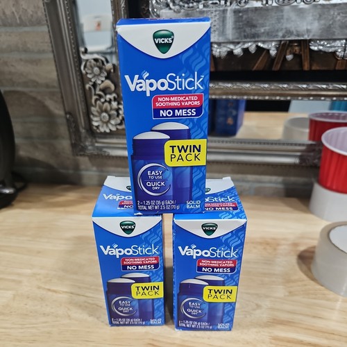 Vicks 3# pack VapoStick twin packs 1.25 oz per stick | eBay