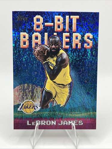 2025-26 Topps Basketball LeBron James 8-Bit Ballers Holo Foil Lakers | eBay