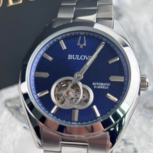 Bulova Surveyor 96A275 Men's Classic Watch Blue Dial Men's Automatic ...