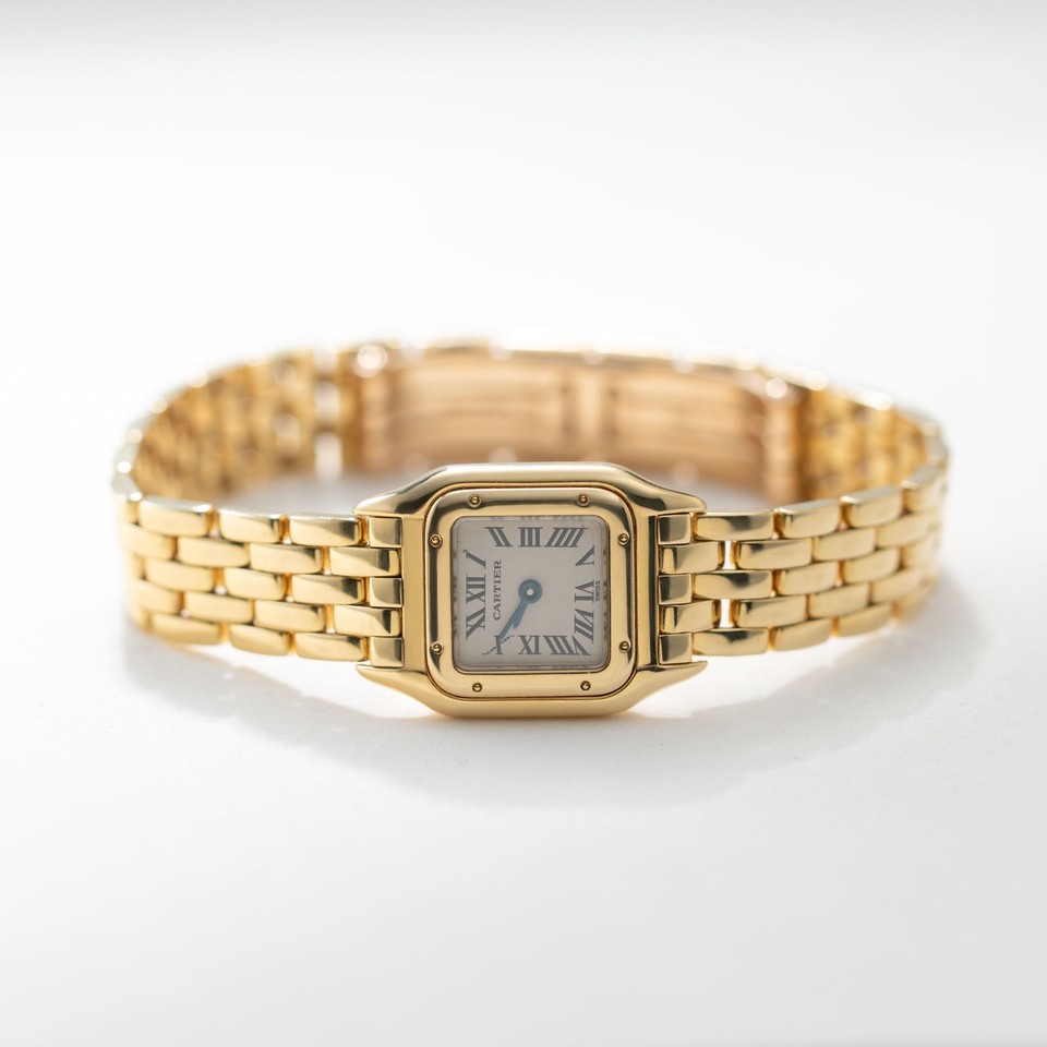 Panthere de Cartier Mini Watch 18K Yellow Gold 2360 | eBay