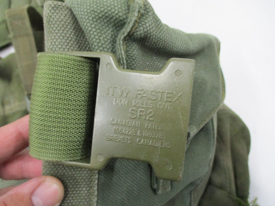 CANADIAN MILITARY SURPLUS LOADOUT KIT CHEST RIG AMMO CANTEEN BUTTPACK ...