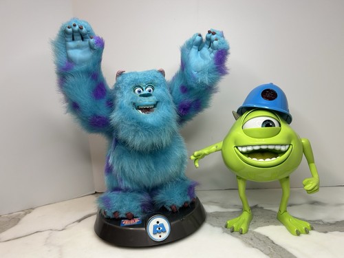 Monsters Inc Disney Pixar Mike Sulley Roaring Room Guard Thinkway Toys ...