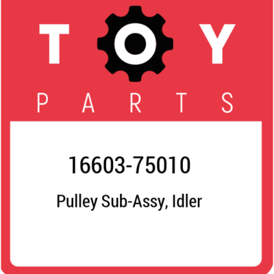 16603-75010 Toyota Pulley sub-assy, idler 1660375010, New Genuine OEM ...