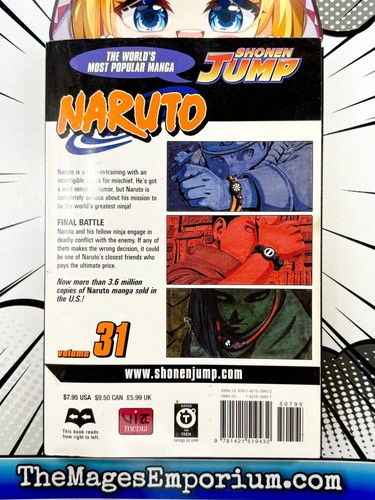 Naruto Vol 31 Used Manga English Language Graphic Novel Comic Book | eBay