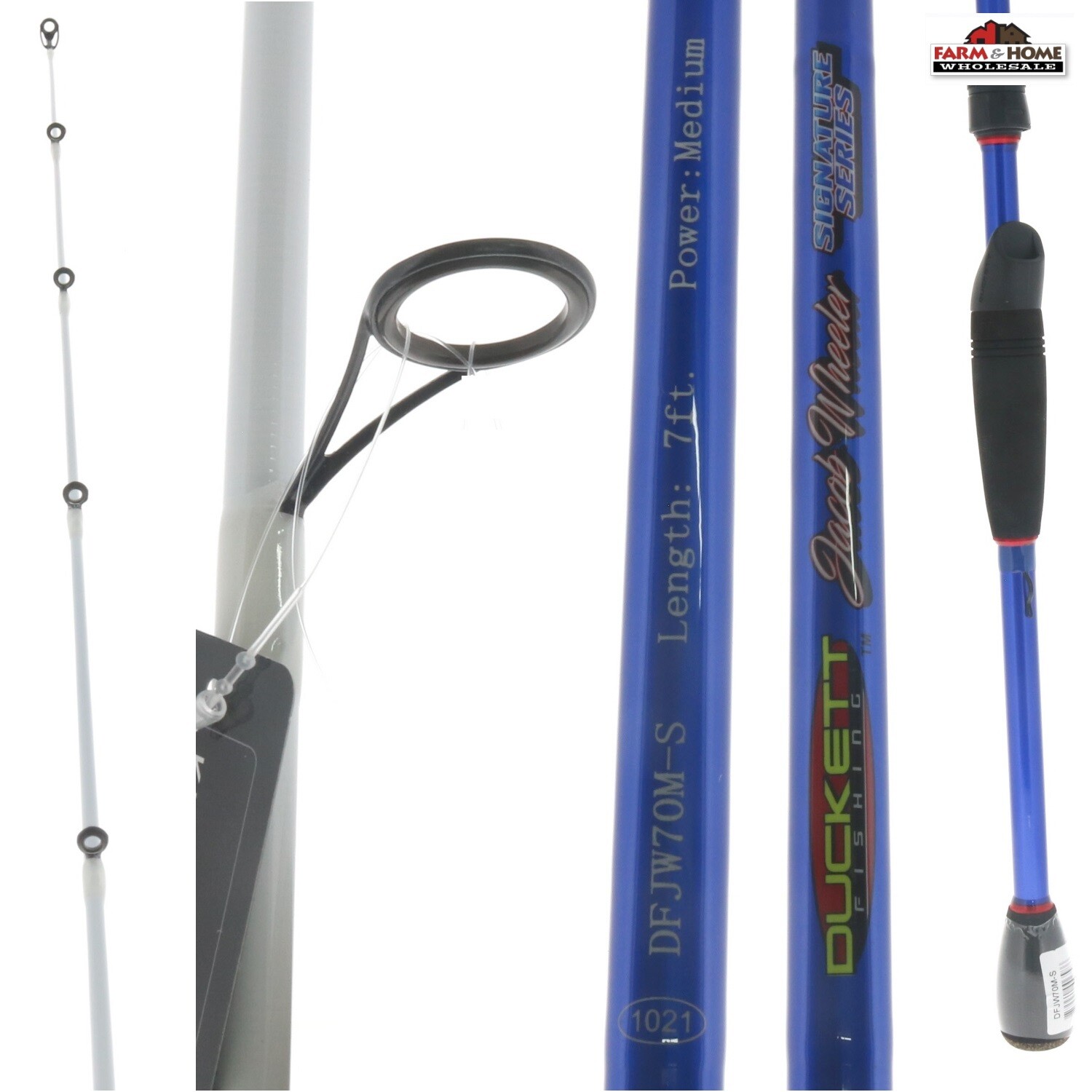 Duckett Jacob Wheeler Signature Series 7' Medium Spinning Rod DFJW70MS ...
