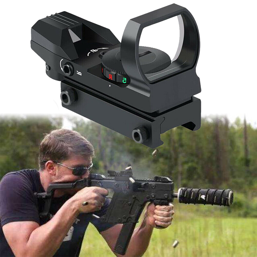 Red Green Dot Reflex Sight Scope Tactical Holographic 4 Reticles ...