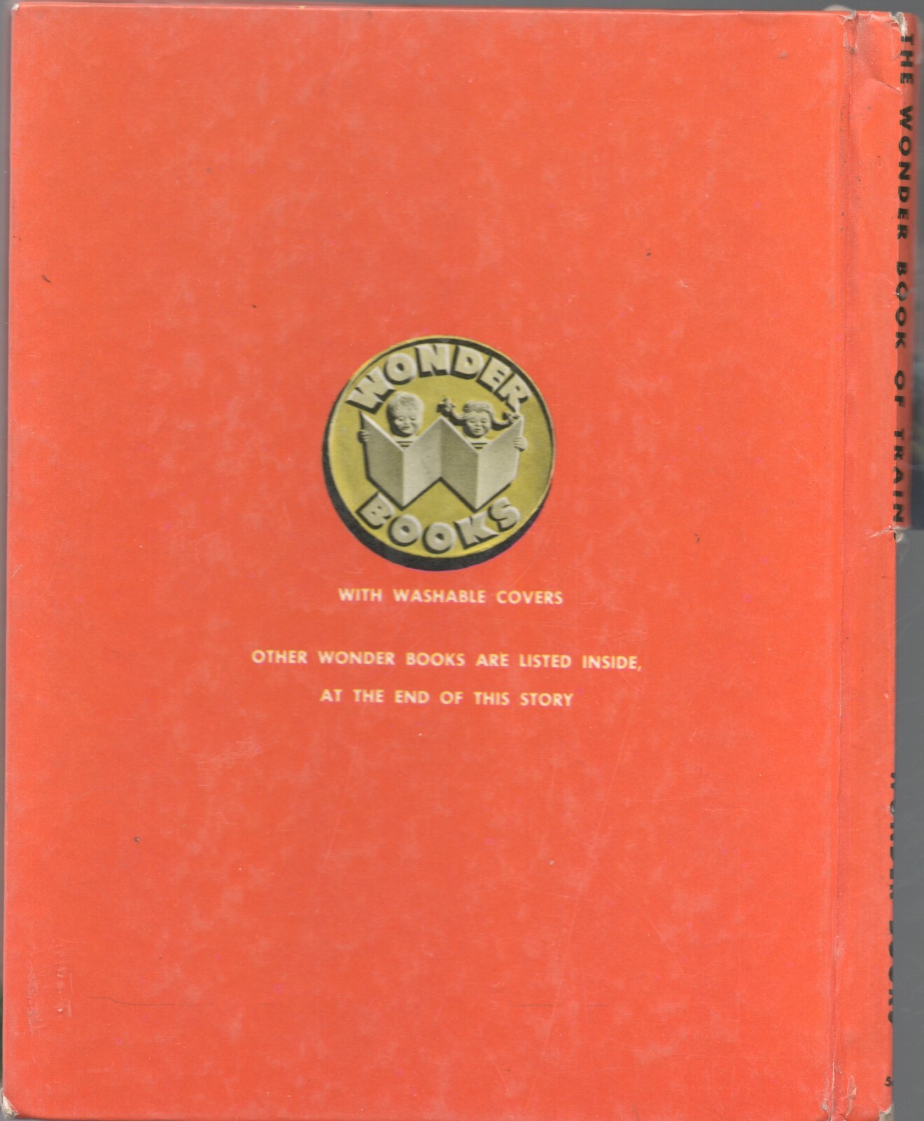THE WONDER BOOK OF TRAINS by LISA PETERS Wonder Books #569 1952 ...