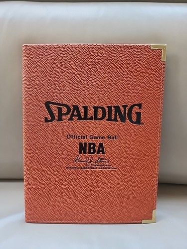 Spalding Official Game Ball NBA David Stern Bball Portfolio Folder ...