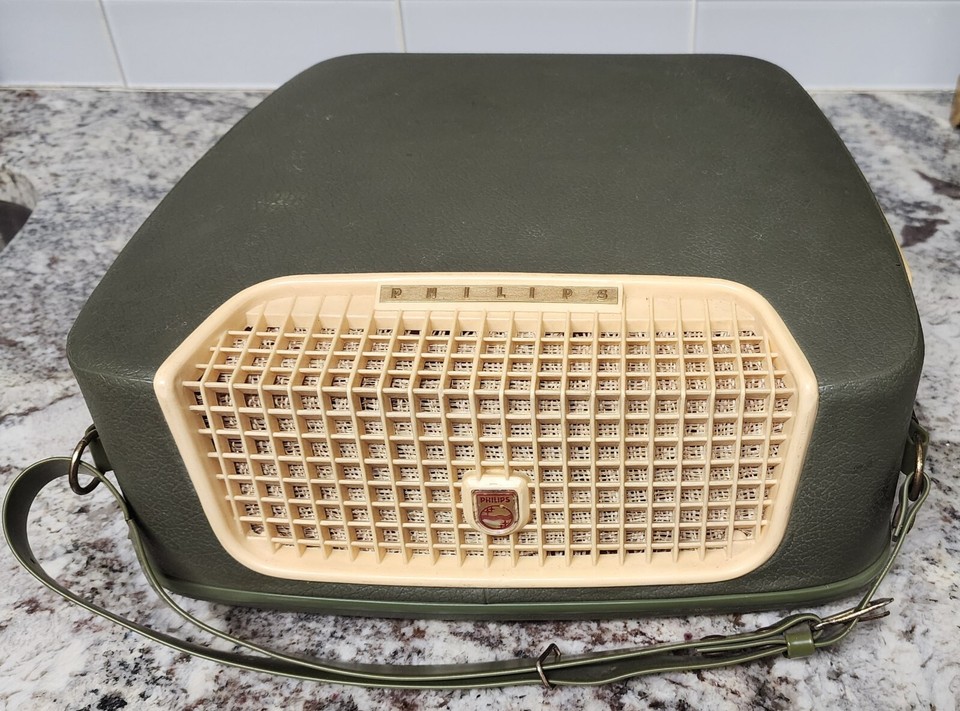 Vintage Philips Auto Mignon AG1923 Car Record Player – Rare 45RPM Auto ...