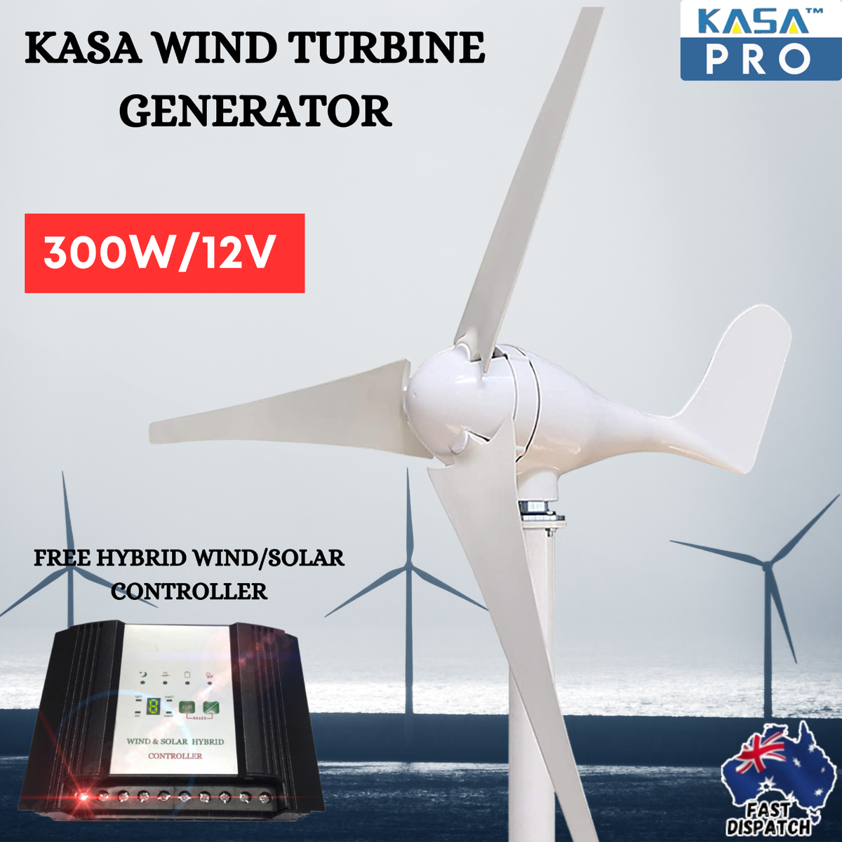 Hybrid Wind Solar Generator